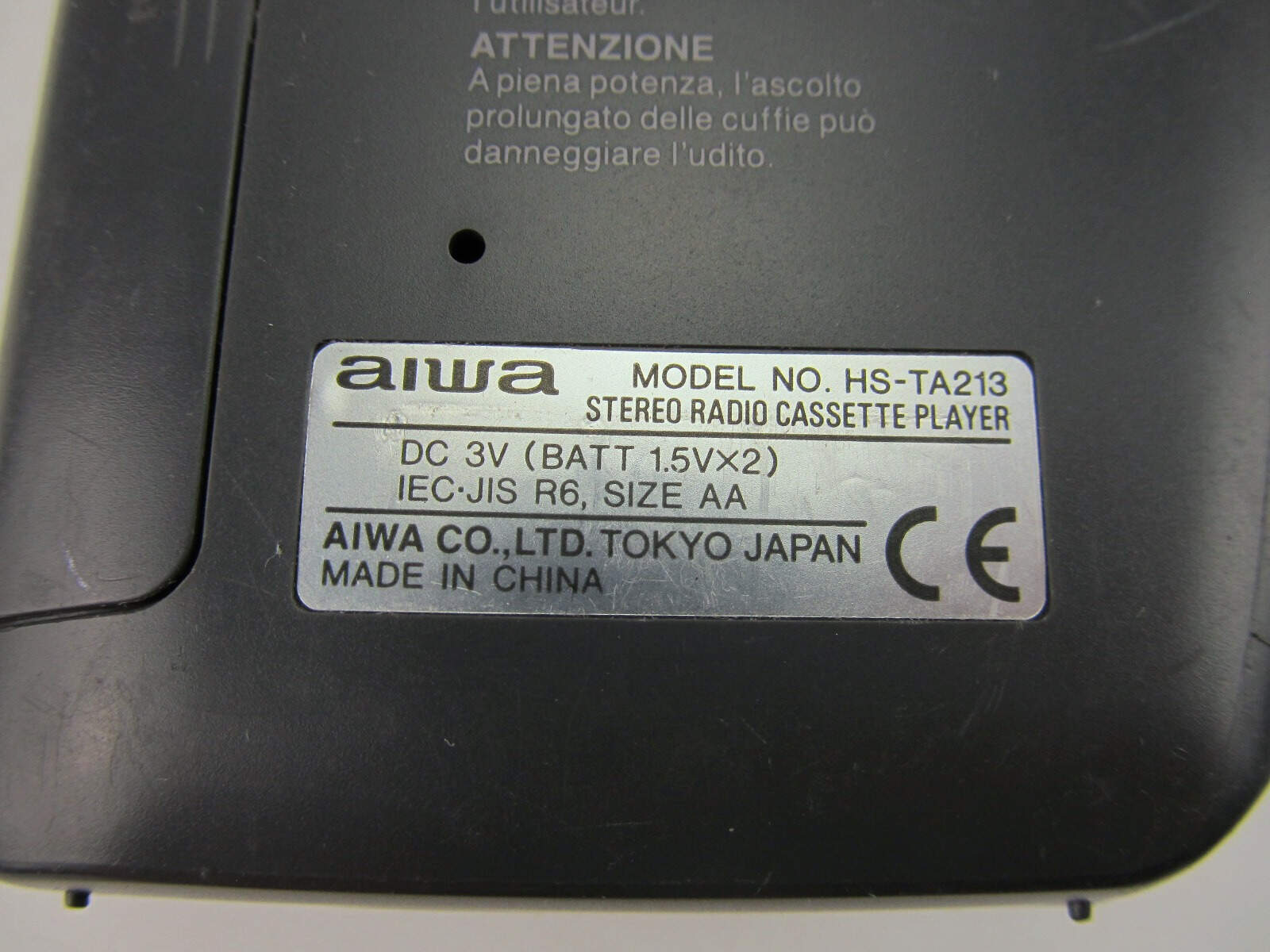 AIWA TA213 - sbírkový Walkman přehrávač kazet | Aukro